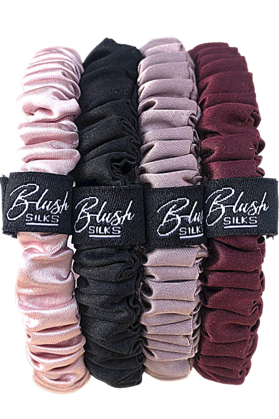 Blush Silks Scrunchie Sets